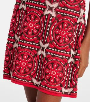 La DoubleJ Sole Star Jacquard Mini Dress