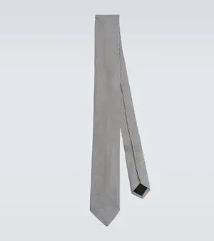 Charvet Charvet Silk Jacquard Neck Tie Black