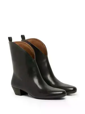 Marsèll Goccio Leather Ankle Boots - Black