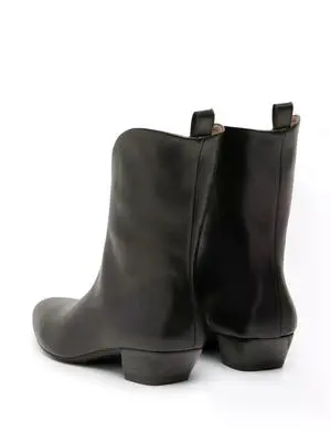 Marsèll Goccio Leather Ankle Boots - Black