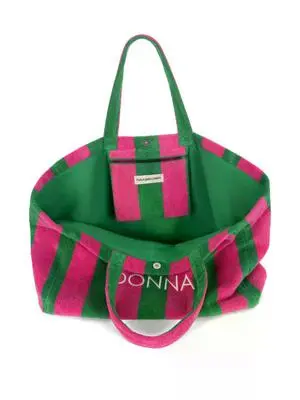 PARAMIDONNA Striped Tote Bag