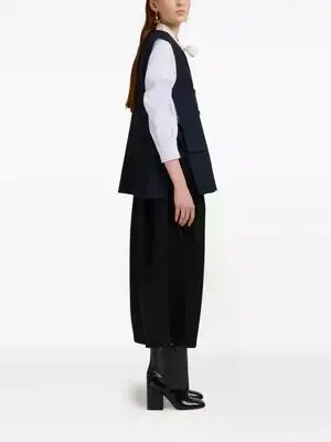 Marni Sleeveless Tailored Vest - Blue