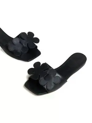 Marni Floral-appliqué Slide Sandals