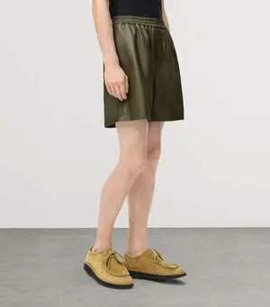 Loewe Nappa Leather Elasticated Waist Shorts
