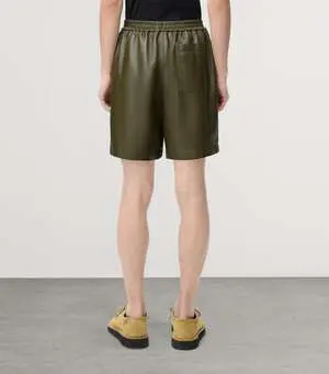 Loewe Nappa Leather Elasticated Waist Shorts
