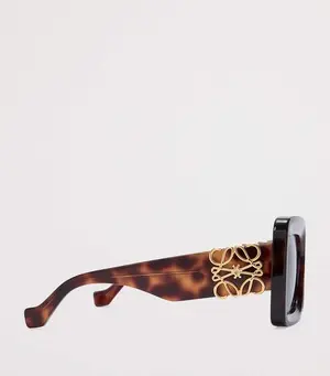 Loewe Bevelled Square Sunglasses - Brown
