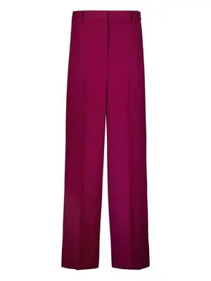 Stella McCartney Tailored High-waisted Wool Trousers - Purple