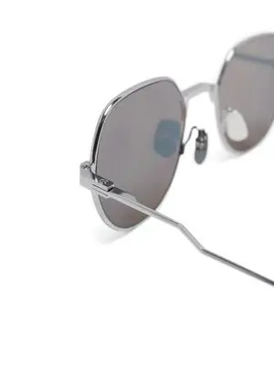 Thom Browne Octagonal Frame Sunglasses - Silver