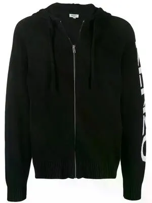Kenzo Intarsia Knit Logo Hoodie