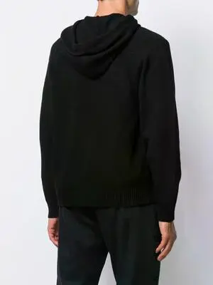 Kenzo Intarsia Knit Logo Hoodie