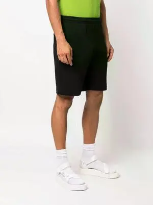 Lacoste Logo Patch Track Shorts - Black