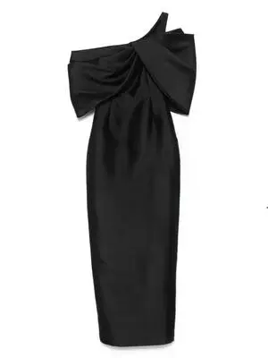Solace London Asymmetric Neck Gown