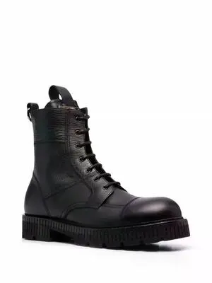 Dolce & Gabbana Logo Plaque Ankle Boots