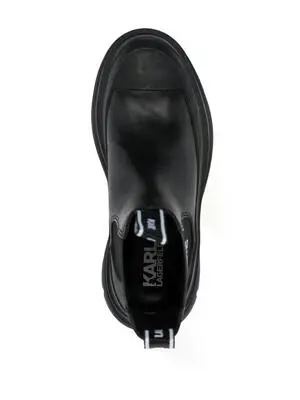 Karl Lagerfeld Logo-print Chelsea Boots