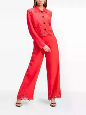 Karl Lagerfeld Embroidered Trousers
