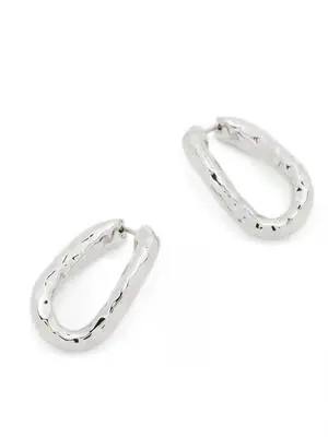 JIL SANDER Hammered-finish Earrings