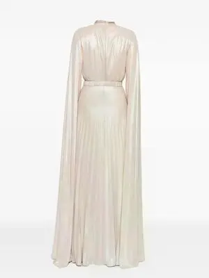 NISSA Cape-design Maxi Dress