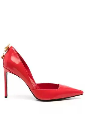 GINISSIMA 100mm Floral Embellished Stiletto Pumps - Red