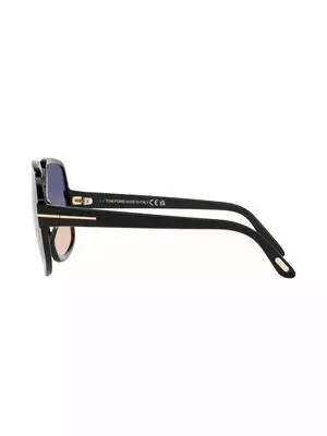 TOM FORD Square Frame Sunglasses - Black