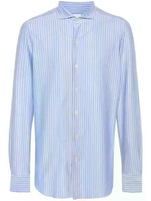 FINAMORE 1925 Vertical-striped Shirt