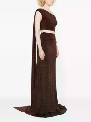 NISSA Rhinestone-embellished Gown