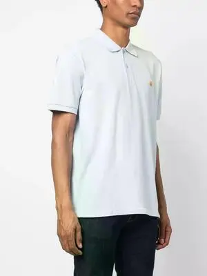 Carhartt Work In Progress Embroidered-logo Polo Shirt - Blue