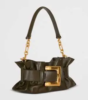Balmain Mini Leather Anthem Shoulder Bag