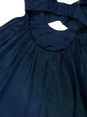 Zimmermann Organic Linen Maxi Dress - Blue