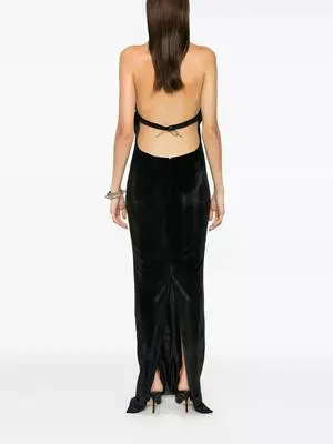 LUDOVIC DE SAINT SERNIN Velvet Grace Maxi Dress