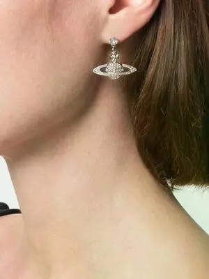 VIVIENNE WESTWOOD Crystal Orb Earrings