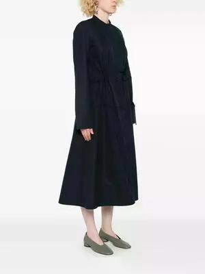 JIL SANDER Organic Cotton Dress With Button Fastening