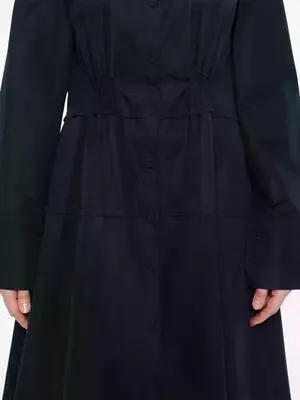 JIL SANDER Organic Cotton Dress With Button Fastening