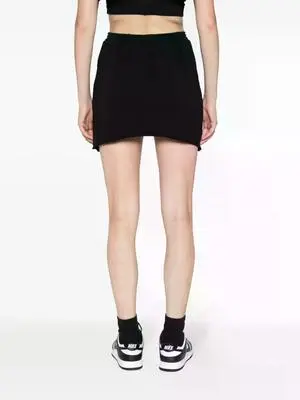 BARROW Drawstring-fastening Cotton Miniskirt