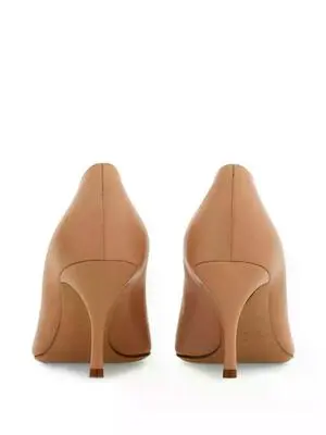 FERRAGAMO Leather Maxi Gancini Pumps