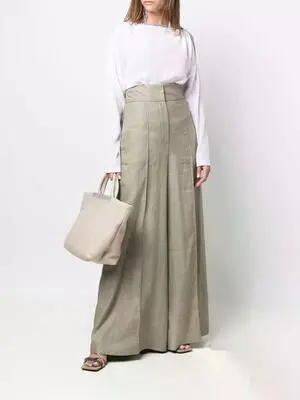 Brunello Cucinelli Silk Cold-shoulder Blouse