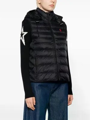 Polo Ralph Lauren Quilted Gilet With Embroidered Pony - Blue
