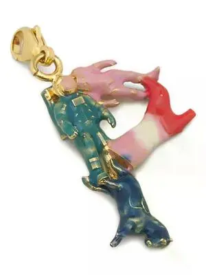Marni Letter P Charm Pendant - Multicolour