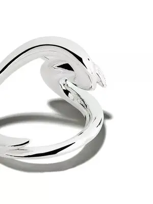 SHAUN LEANE Sterling And Diamond Hook Ring
