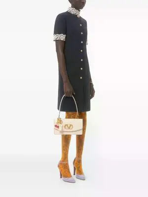 Valentino Garavani Crepe Couture Midi Dress - Blue