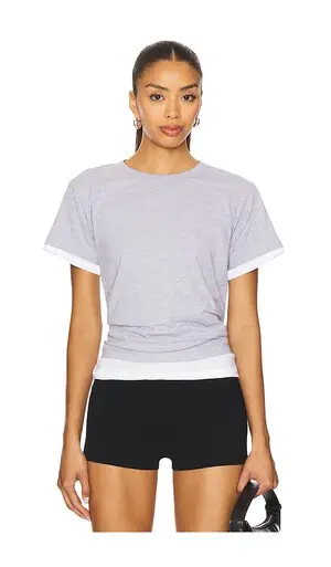 LESET The Margo Tee - Light Grey