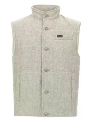 FAY Quilted Gilet - Neutrals