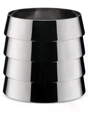 ALESSI Stacked-effect Cup - Silver