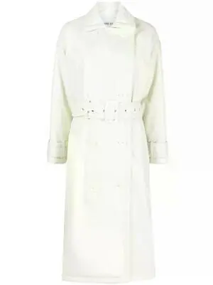 STAND STUDIO Emily Double-breasted Belted Trench Coat