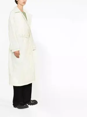 STAND STUDIO Emily Double-breasted Belted Trench Coat