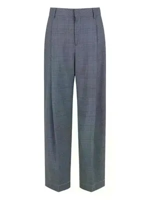 Marni Prince Of Wales-check Trousers - Neutrals