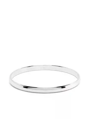 Kate Spade New York Engraved Logo Bangle - Silver
