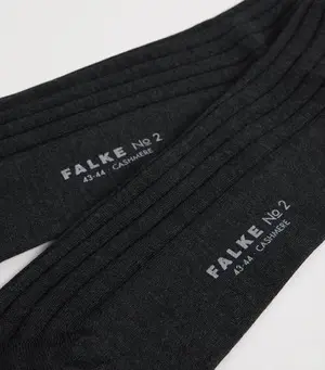 Falke Cashmere Blend No. 2 Crew Socks - Grey