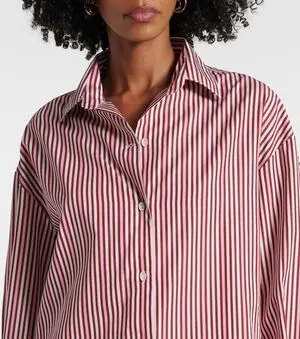 Faithfull The Brand En Vau Striped Cotton Shirt
