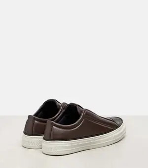 Brunello Cucinelli Monili Leather Sneakers