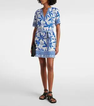 Velvet By Graham & Spencer Vanessa Printed Shirt Dress